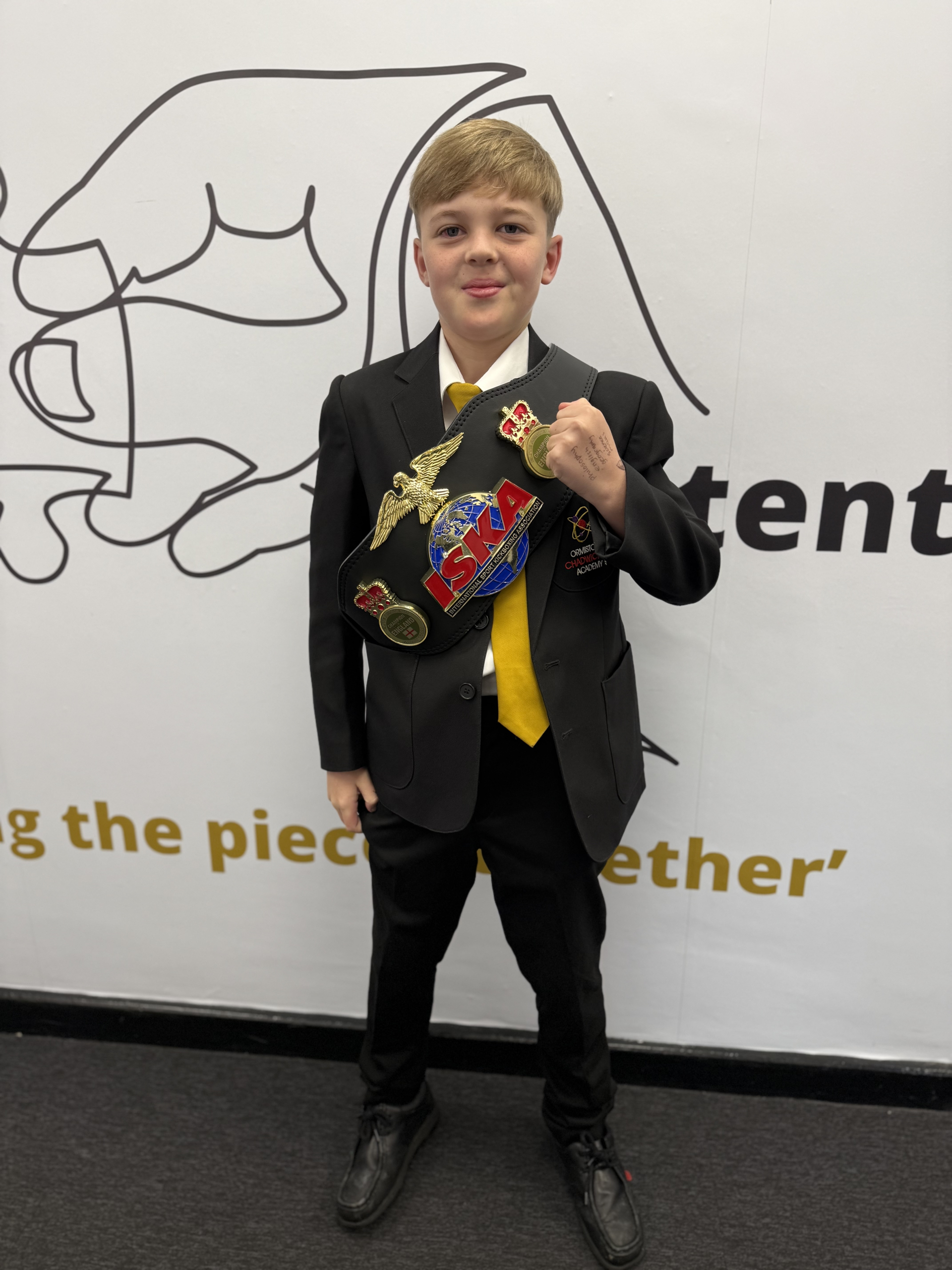 Ormiston Chadwick Academy - Congratulations to Sonny Jackson in year 7